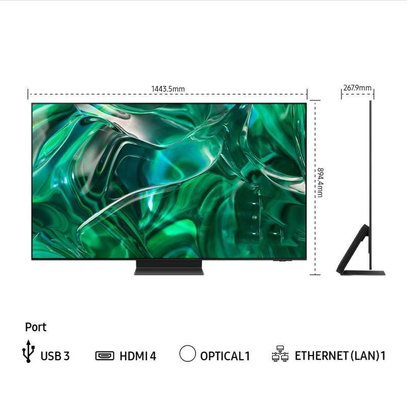 Jual Samsung Smart Tv 65 Inch Oled 4k S95c Dengan Infinity One Design ...