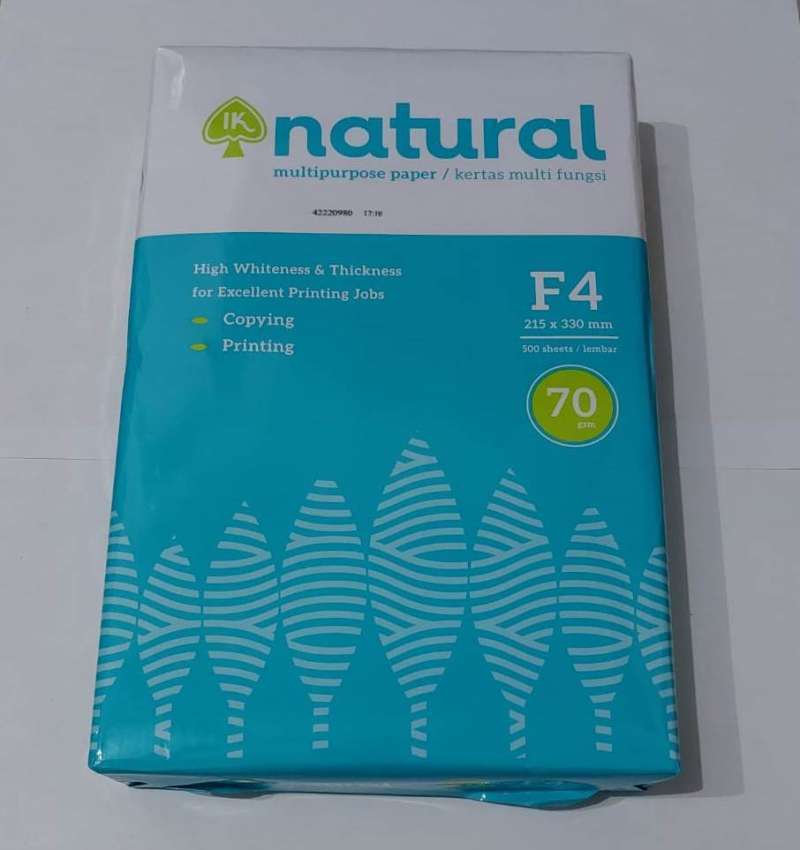 Jual Kertas HVS F4 Natural 70 Gram di Seller Supertech Com - Pandau Hulu II, Kota Medan | Blibli