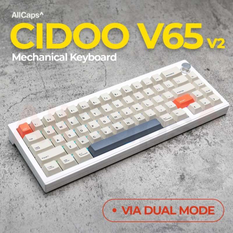 Jual Cidoo V65 V2 - 65% Pre-built Hotswappable Mechanical Keyboard Di ...
