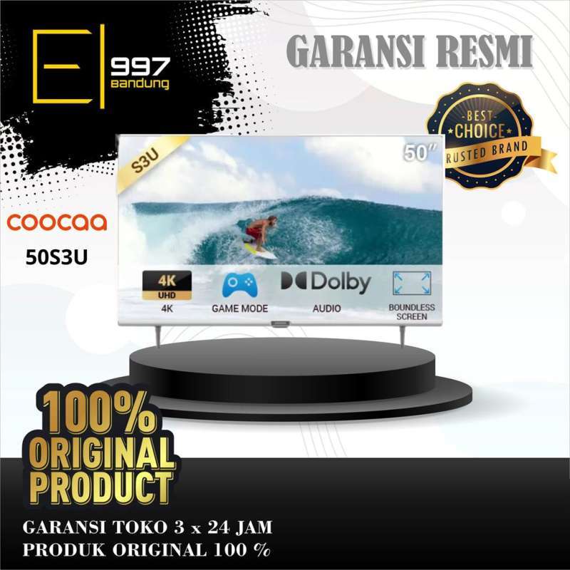 Promo LED TV COOCAA 50S3U , SMART TV 50 INCH 4K UHD DOLBY AUDIO Diskon 12% di Seller Elektronik ...