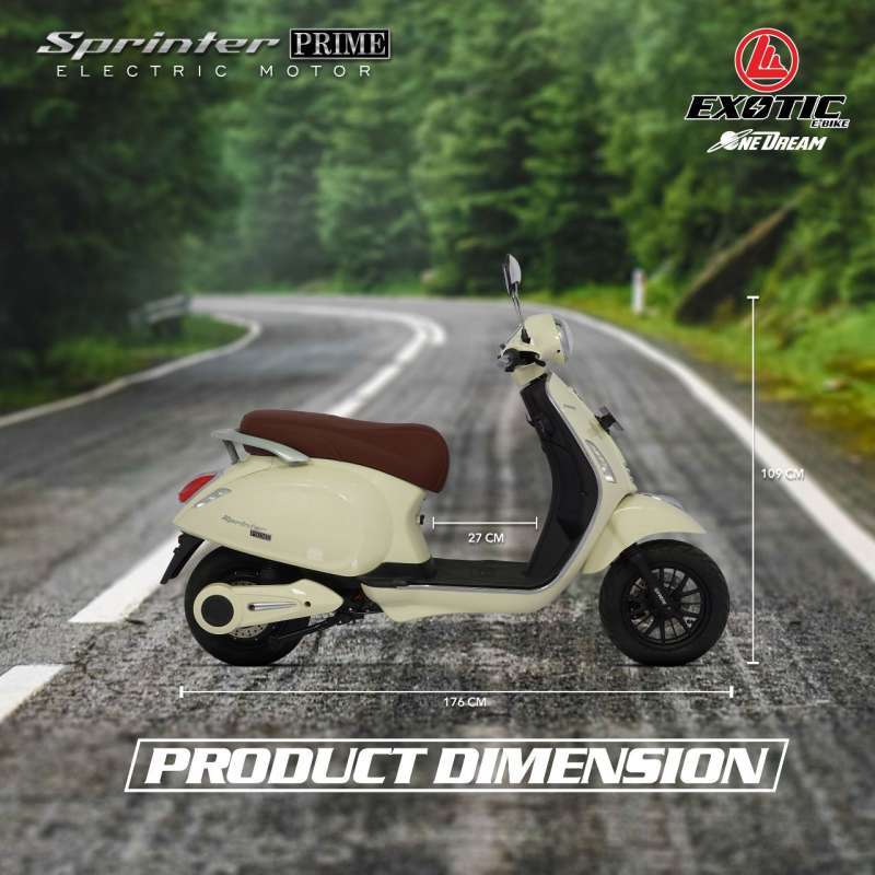 Jual Vespa Motor Listrik Sprinter Prime New Colour Di Seller Pacific ...