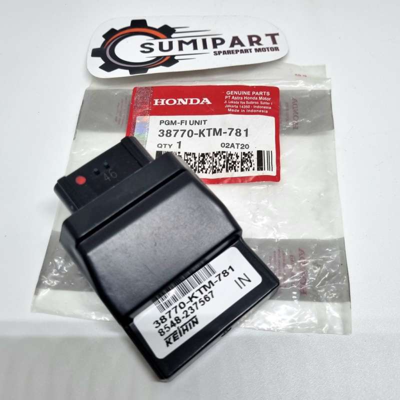Jual ECU CDI ECM Honda Supra X 125 FI/F1 Injeksi /Old Lama 38770-KTM781 ...