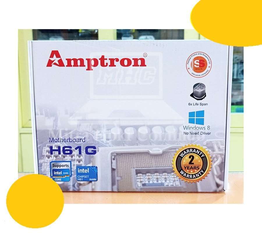 Jual Motherboard Mainboard Amptron H61g H61 G Ddr3 Lga1155 Di Seller ...