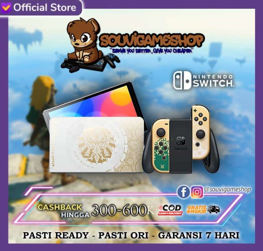 Jual Nintendo Switch OLED The Legend Of Zelda Tears Of The Kingdom ...