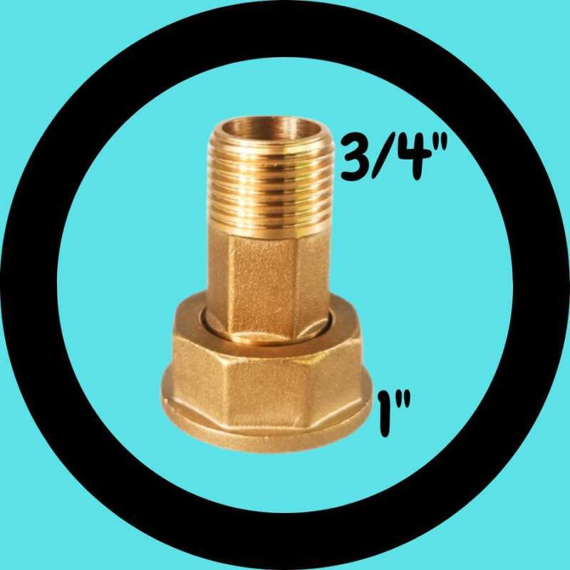 Jual Water Mur Kopling Pompa Sanyo / Water Meter Coupling Meteran Air ...