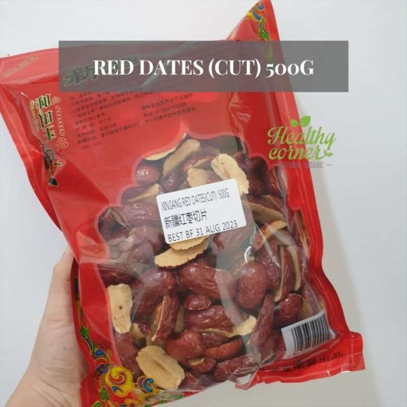 Jual Red Dates ( Cut ) 500g - Kurma Cina - Jujube - Angco - Hong Zao Di ...