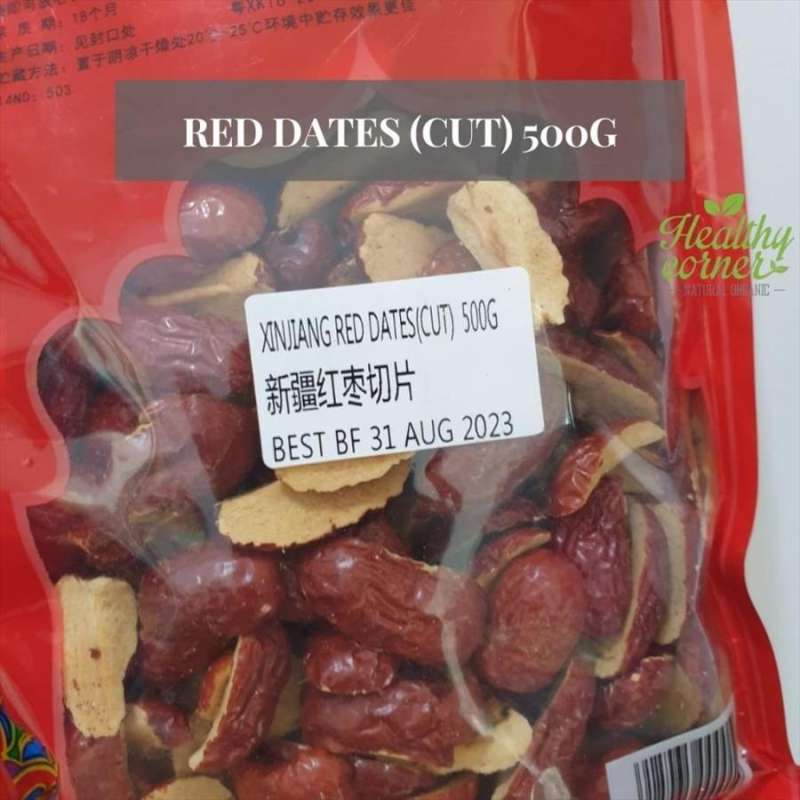 Jual Red Dates ( Cut ) 500g - Kurma Cina - Jujube - Angco - Hong Zao Di ...