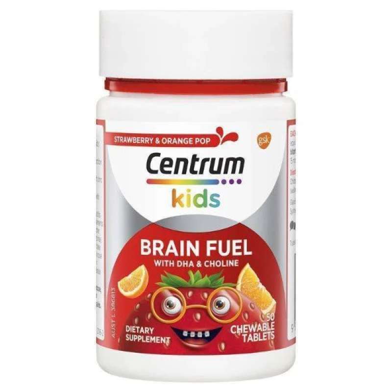 Jual Centrum Kids Brain Fuel 50 Chewable Tablets di Seller Ozwarehouse ...
