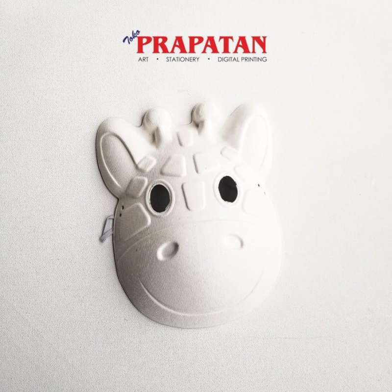 Jual Topeng Lukis Wajah Putih Polos Binatang 💯 Harga Murah & Kualitas ...
