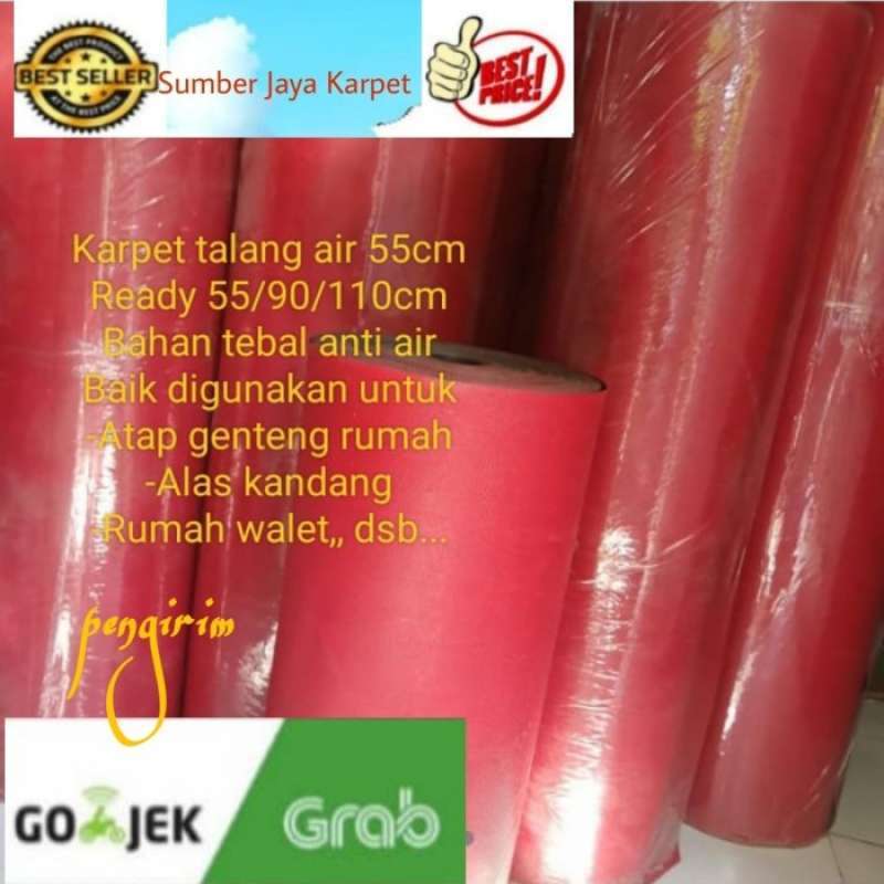 Jual Karpet Talang Air Ukuran 55cm/ Harga Per Roll/ Tebal 1.mm Di Seller Celestee Shop ...