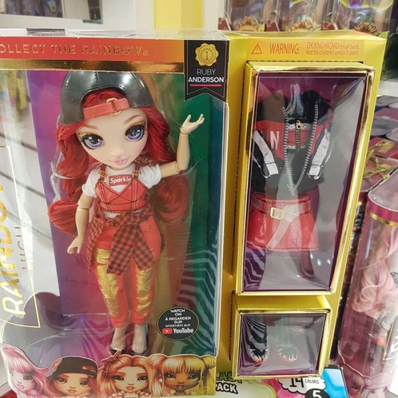 Promo Rainbow High Doll Original Ruby Anderson Fashion doll Diskon 23% ...