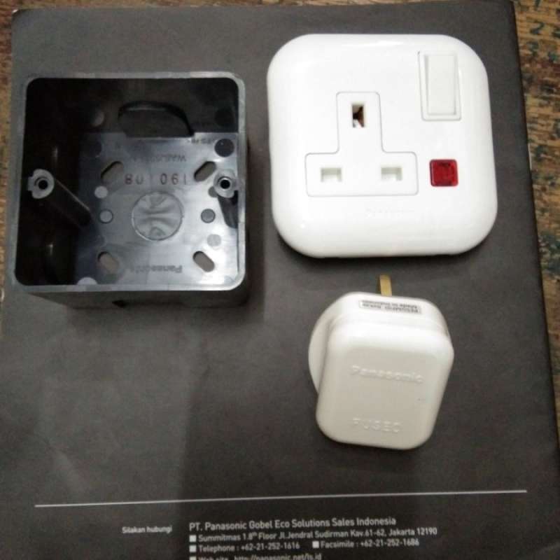 Promo Stop Kontak Ac Set Panasonic Inbow Diskon 17% di Seller KSM Store ...