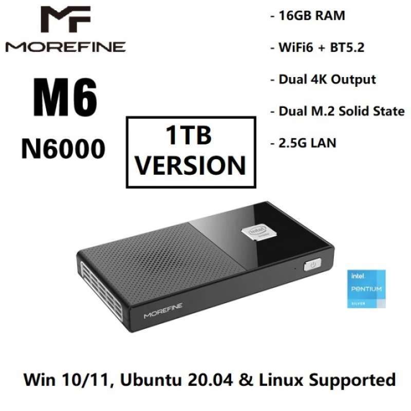 Jual Morefine M6 Pocket Mini Pc - Ram 16gb Rom 1tb - Intel N6000 Di ...