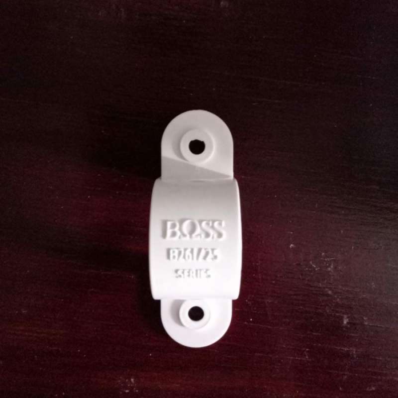 Jual Klem Omega Pipa Pvc 20mm Boss /klem Pipa Omega Conduit 20mm Putih ...