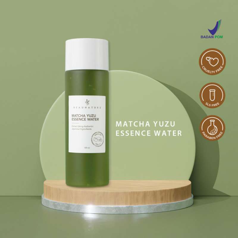 Promo Matcha Yuzu Essence Water | Refreshing & Moisturizing Toner ...