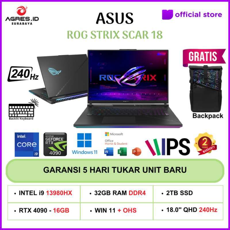 Asus ROG Strix Scar - Harga Terbaru Agustus 2024 | Blibli