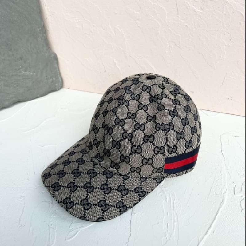 Jual Gucci gg supreme web baseball cap in beige/blue di Seller ...