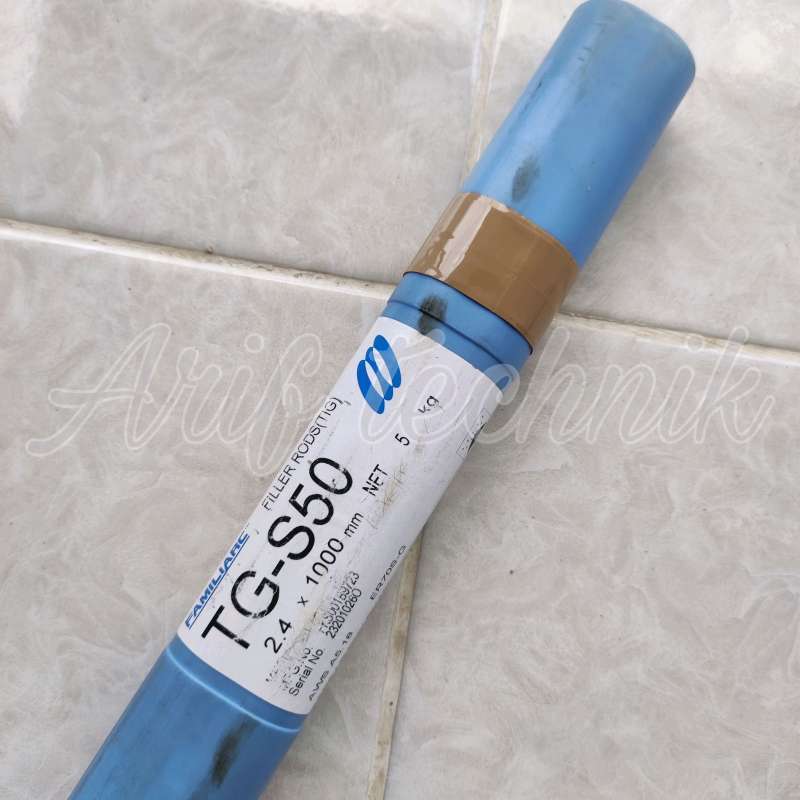 Jual Kawat Las Argon Tg-s50 2.4 Mm / Filler Rods Familiarc Er70s Tgs50 2.4mm Di Seller Arif ...
