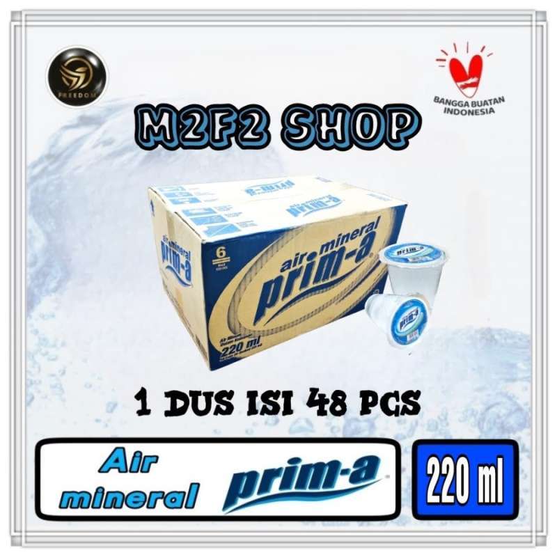 Promo Air Mineral Prima Gelas Plastik Pet - 220 ml (Kemasan Karton ...