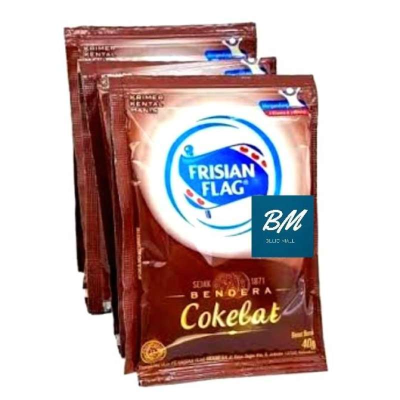 Jual Susu Kental Manis Frisian Flag Renceng 6 Sachet / Skm Bendera ...