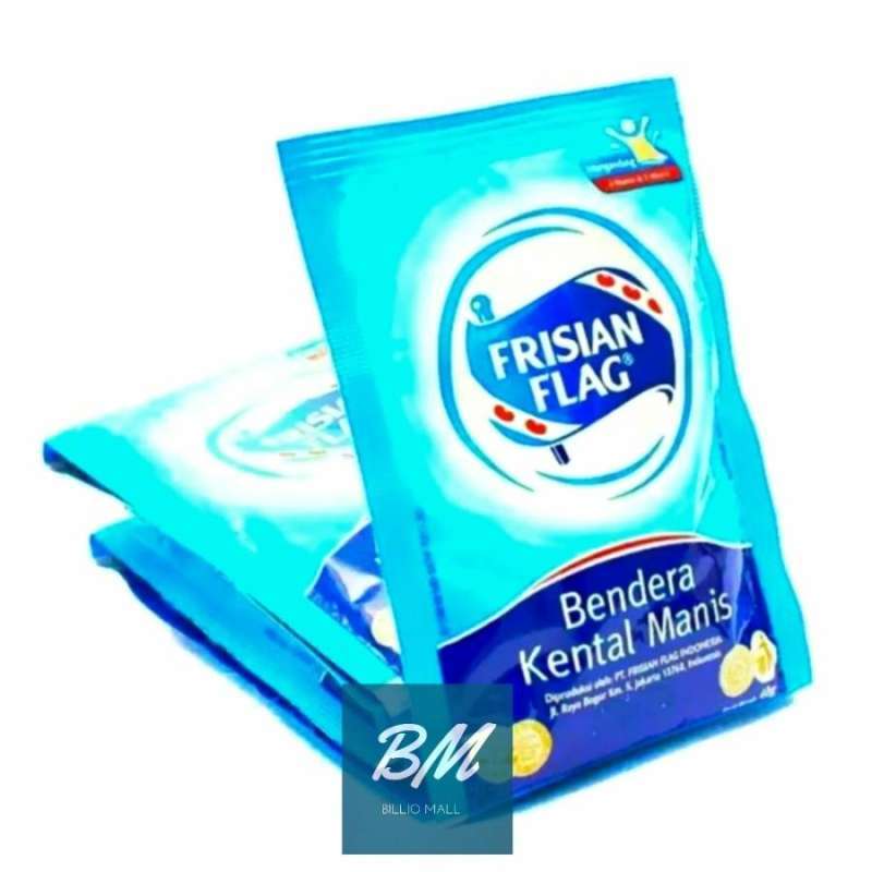 Jual Susu Kental Manis Frisian Flag Renceng 6 Sachet / Skm Bendera ...