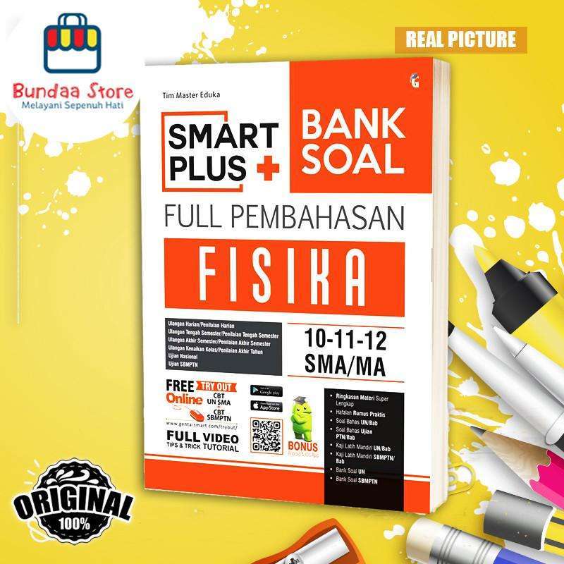 Jual BUKU PELAJARAN SMA SMART PLUS FISIKA SMA MA BANK SOAL FULL ...