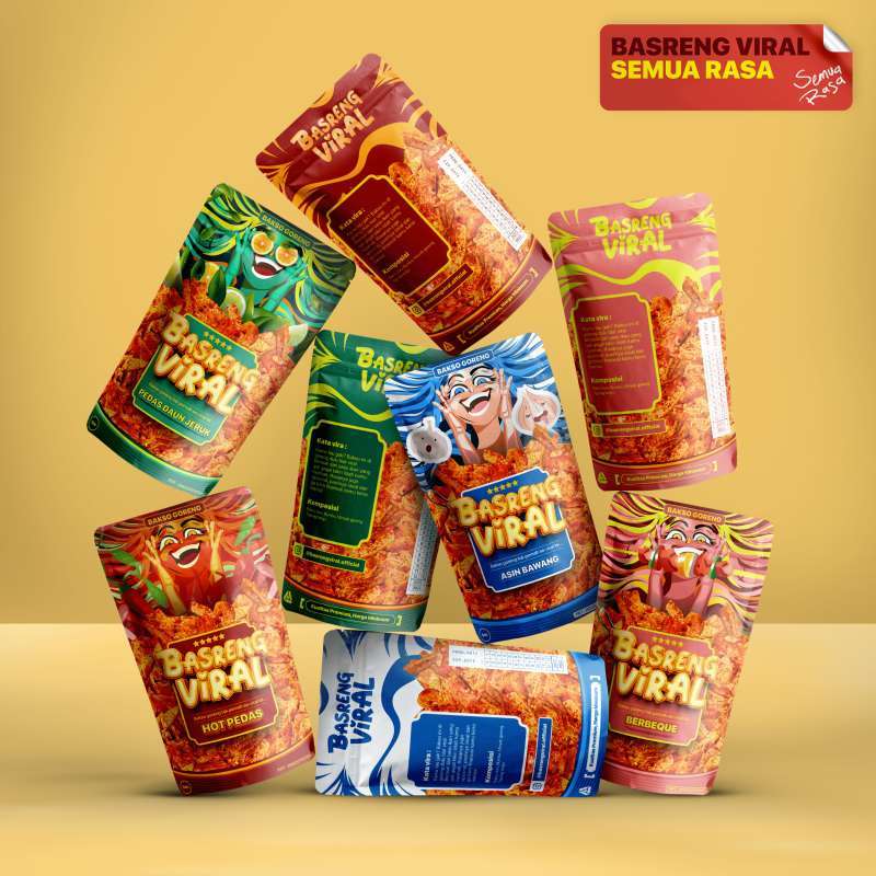 Promo Basreng Viral Snack Cemilan Kekinian - Basreng All Varian ...