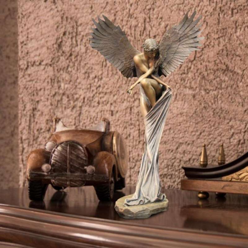 Jual Pajangan Home Decor Patung Malaikat Fallen Angel Godess Resin ...