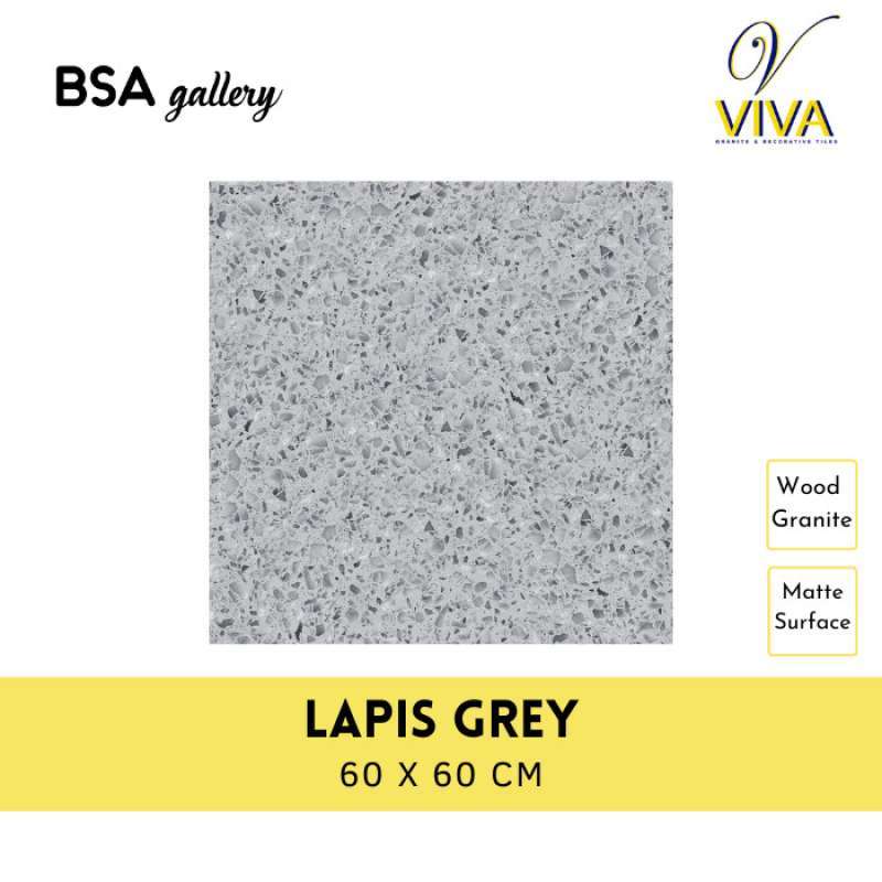 Jual GRANIT VIVA 60X60 LAPIS GREY / GRANITE TILE TERAZZO MATTE ANTI SLIP di Seller BSA Gallery ...