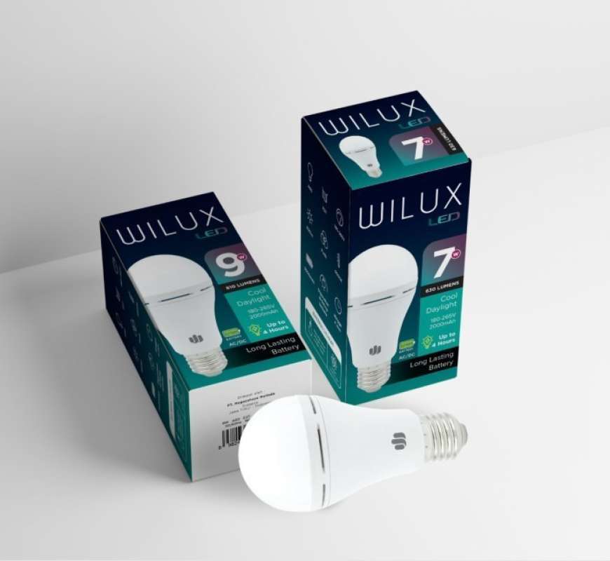 Promo Wilux - Lampu Emergency Led Ac/dc - 12 Watt - Cahaya Putih 6500k ...