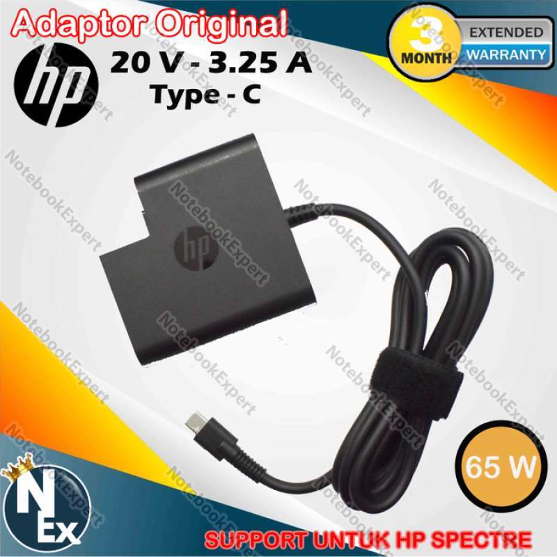 Promo Adaptor Charger Hp Usb-C Type-C Spectre X360 Pro X2 612 G2 ...