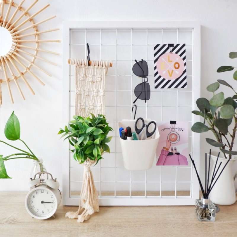 Jual Wiremesh (mesh Board/gantungan Memo/papan Tempel/board/hiasan ...