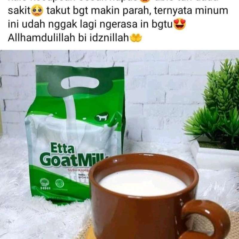 Jual HNI HPAI ETTAWA GOAT MILK Susu Kambing Rasa Gula Aren Coklat ...