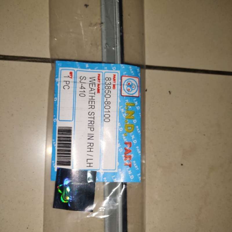 Jual WEATHER STRIP IN PELIPIT KARET KACA DALAM SJ410 SJ-410 JIMNY ...