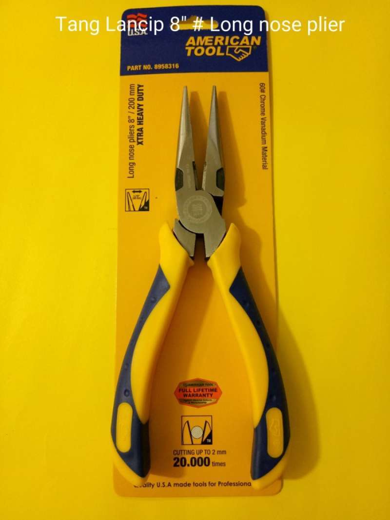 Jual Tang Lancip 8 #Long Nose Plier di Seller Alfa Auto Race - Rawa ...