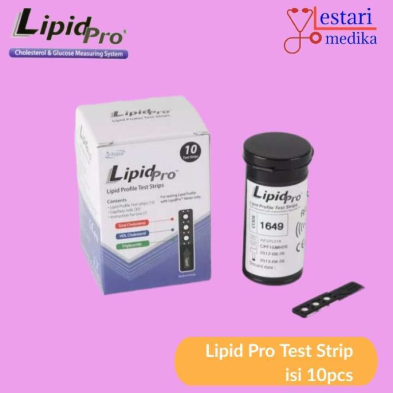 Jual Lipid Pro Strip Test Hdl, Ldl, Trigliserida - Lipidpro Strip Di ...