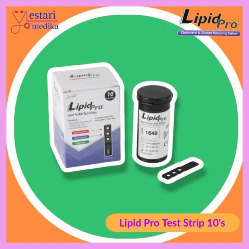 Jual Lipid Pro Strip Test Hdl, Ldl, Trigliserida - Lipidpro Strip Di ...