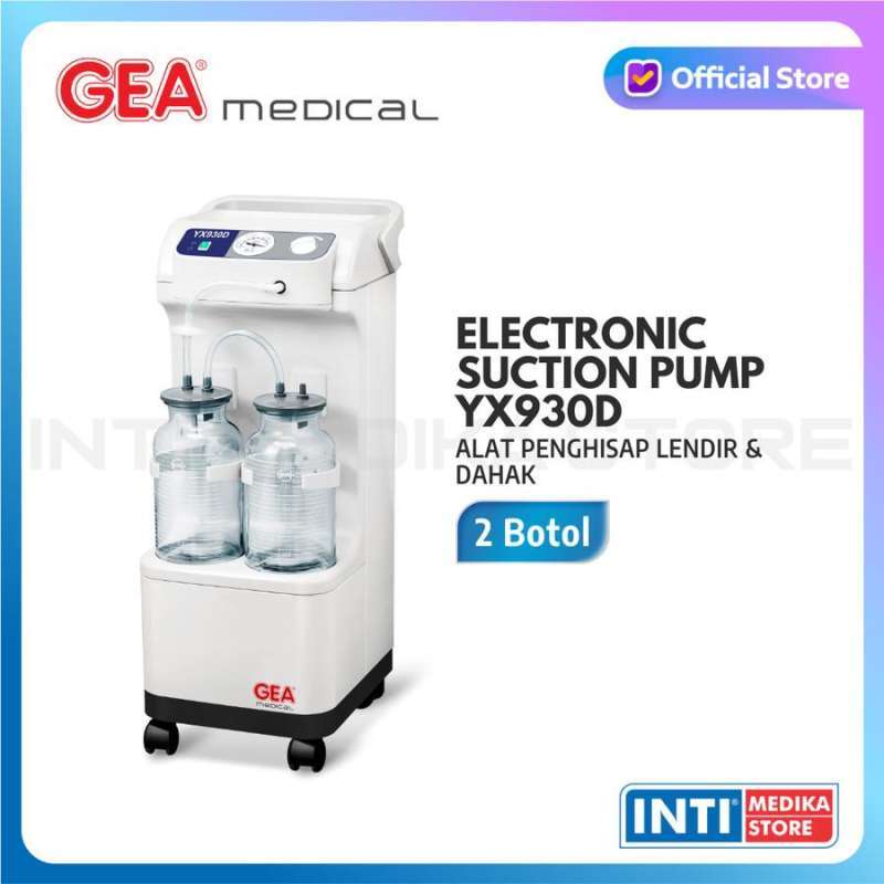 Jual GEA - Electric Suction Pump YX930D | Alat Penghisap Lendir Dahak 2 Btl di Seller INTI ...