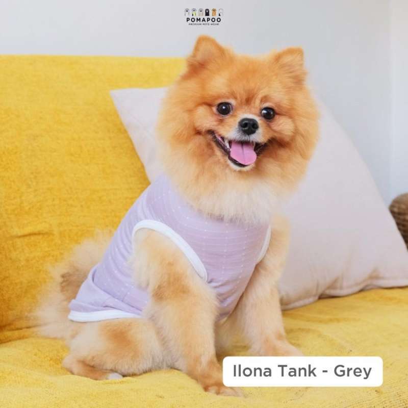 Jual Pomapoo - Baju Kucing Dan Baju Anjing Ilona Tank (1) - Maroon ...