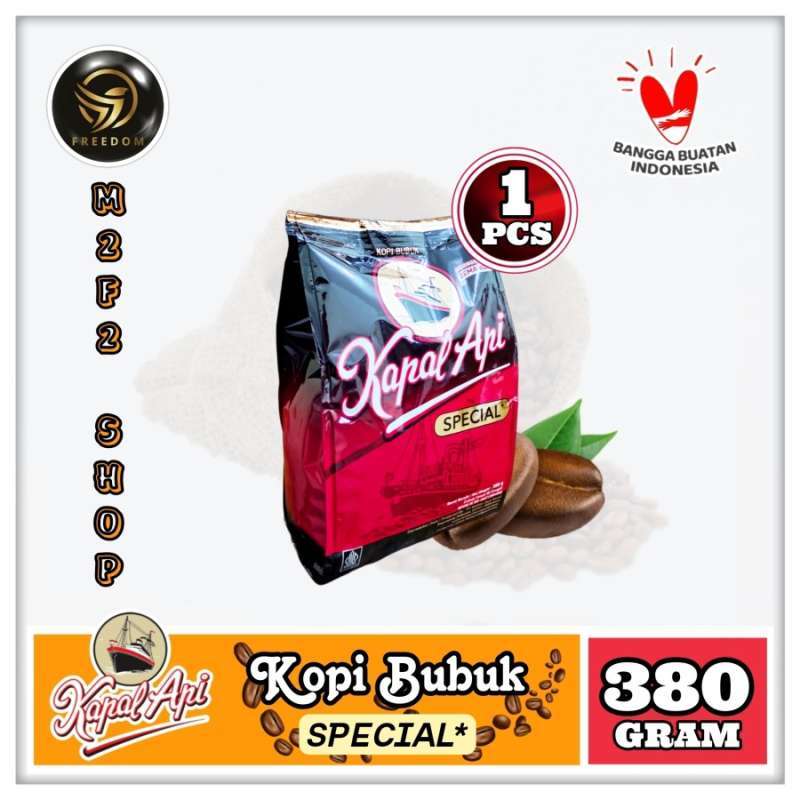 Promo Kopi Bubuk Kapal Api Murni Special Original - 380 gr (Kemasan ...
