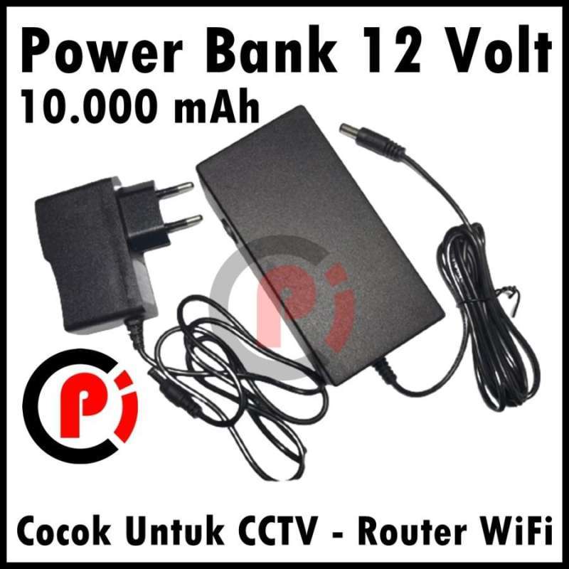 Jual Ups Power Bank 12 Volt Dc 10000mah Untuk Cctv Router Wifi Door ...