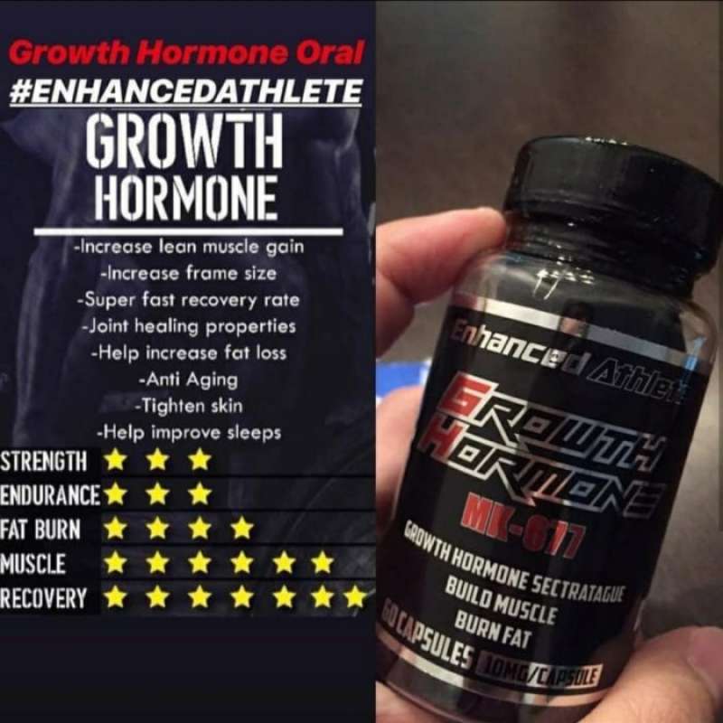 Promo HGH Oral MK 677 Growth Hormone 60 capsules Enhanced Athlete MK ...