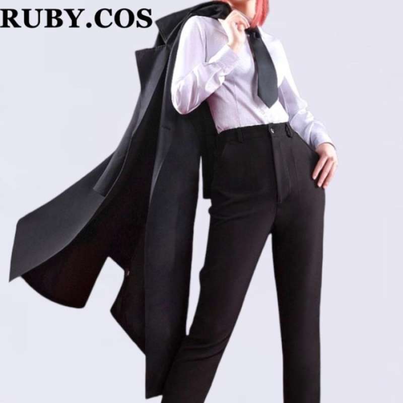 Promo Ruby Cos Ready Stock Makima Chainsaw Man Costume Cosplay Hq ... Promo Ruby Cos Ready Stock Makima Chainsaw Man Costume Cosplay Hq ...