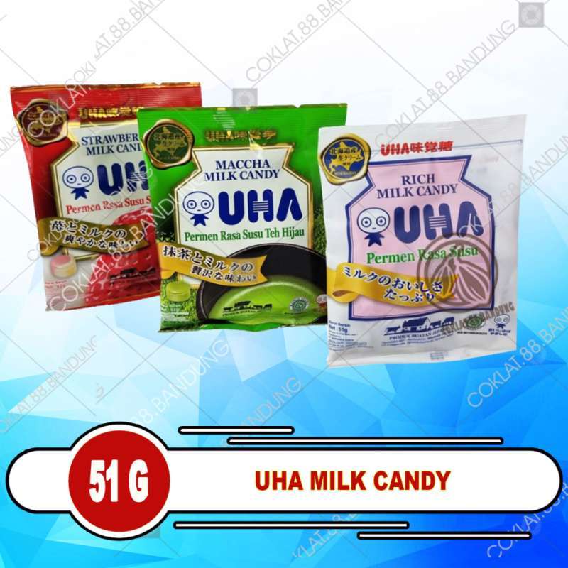 Promo UHA CANDY MILK 51GR, PERMEN SUSU JEPANG UHA 51 GRAM, UHA ...
