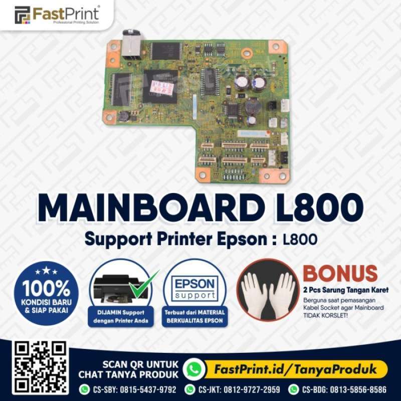 Promo Fast Print Mainboard Original Epson L800 Diskon 32% di Seller Larizona Marta - Kapuk, Kota ...