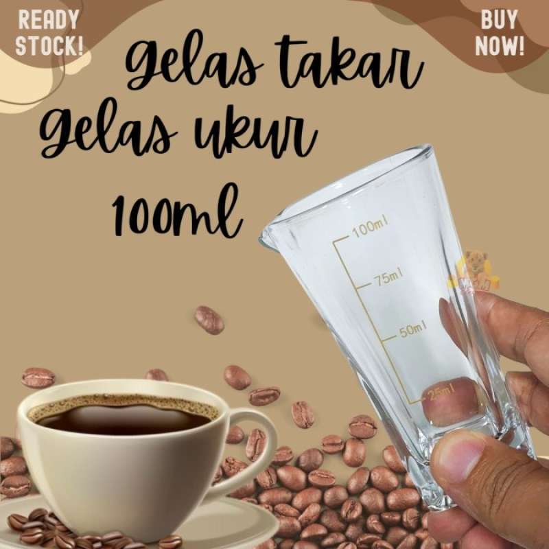 Jual gelas Ukur kaca 100ml gelas takar 0.1L Takaran mini bubble tea ... Jual gelas Ukur kaca 100ml gelas takar 0.1L Takaran mini bubble tea ...