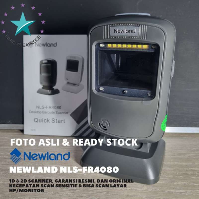 Promo SCANNER BARCODE NEWLAND NLS-FR4080 IMAGER 2D QR CODE - NLS-FR40 Diskon 23% di Seller ...