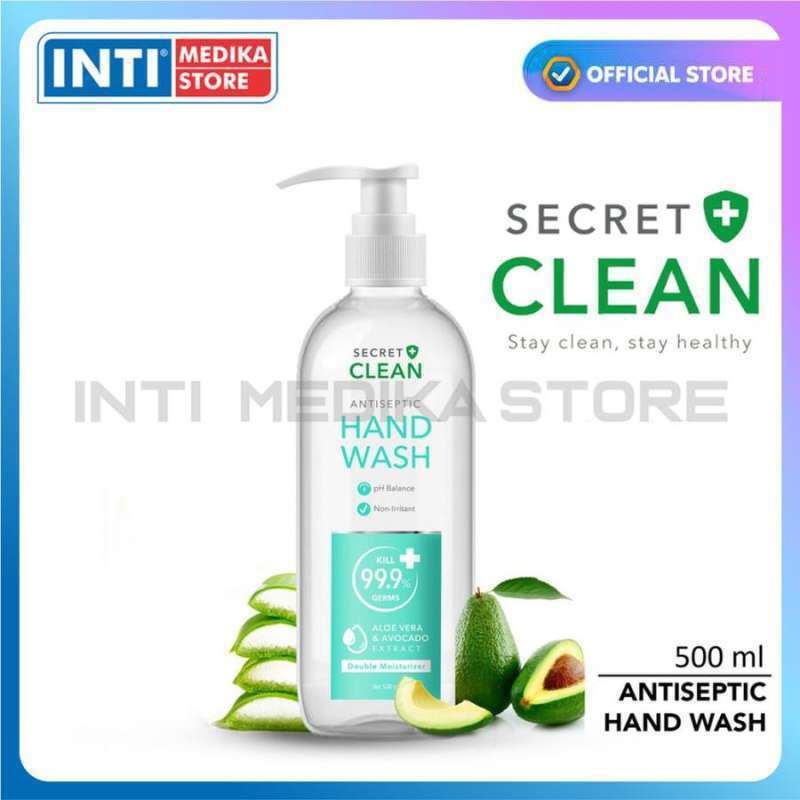 Jual Secret Clean - Hand Wash Antiseptic 500 Ml | Sabun Cuci Tangan Di ...