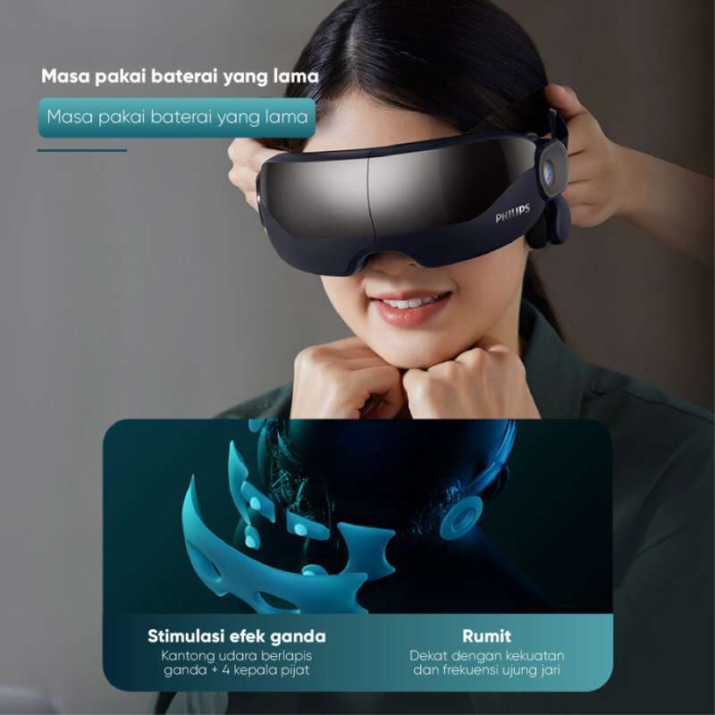 Promo Philips Eyes Massage PPM2702 Pijat Mata Bone transmission music/5 ...