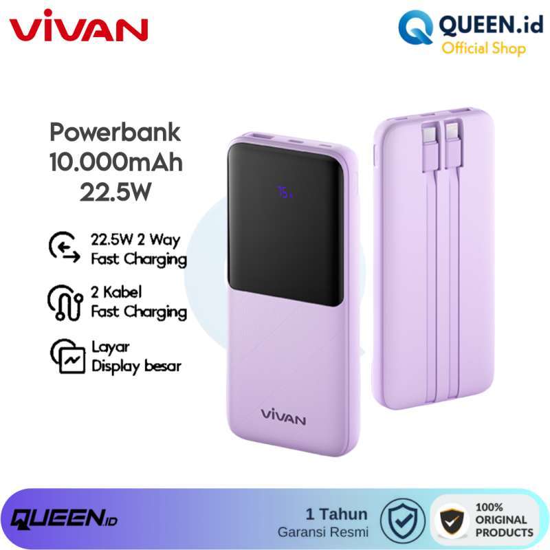 Power Bank Vivan M10 Gratis Ongkir 🔥 Harga Murah Mei 2026